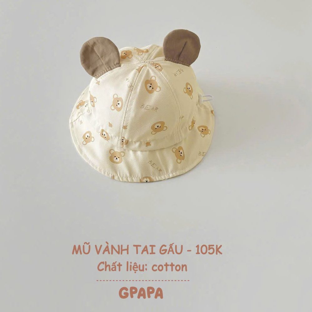 Mũ Vành Tai Gấu Gpapa - Goodmama