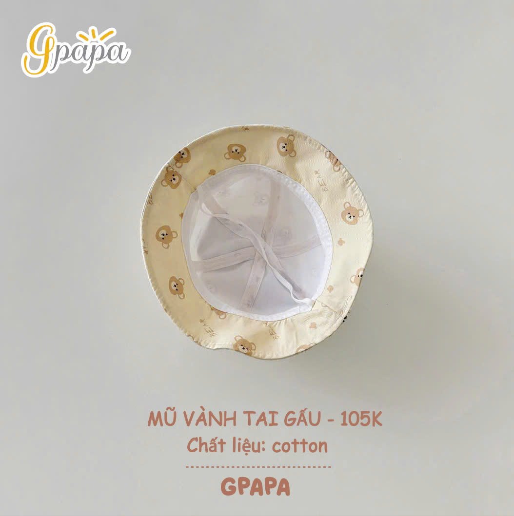 Mũ Vành Tai Gấu Gpapa - Goodmama